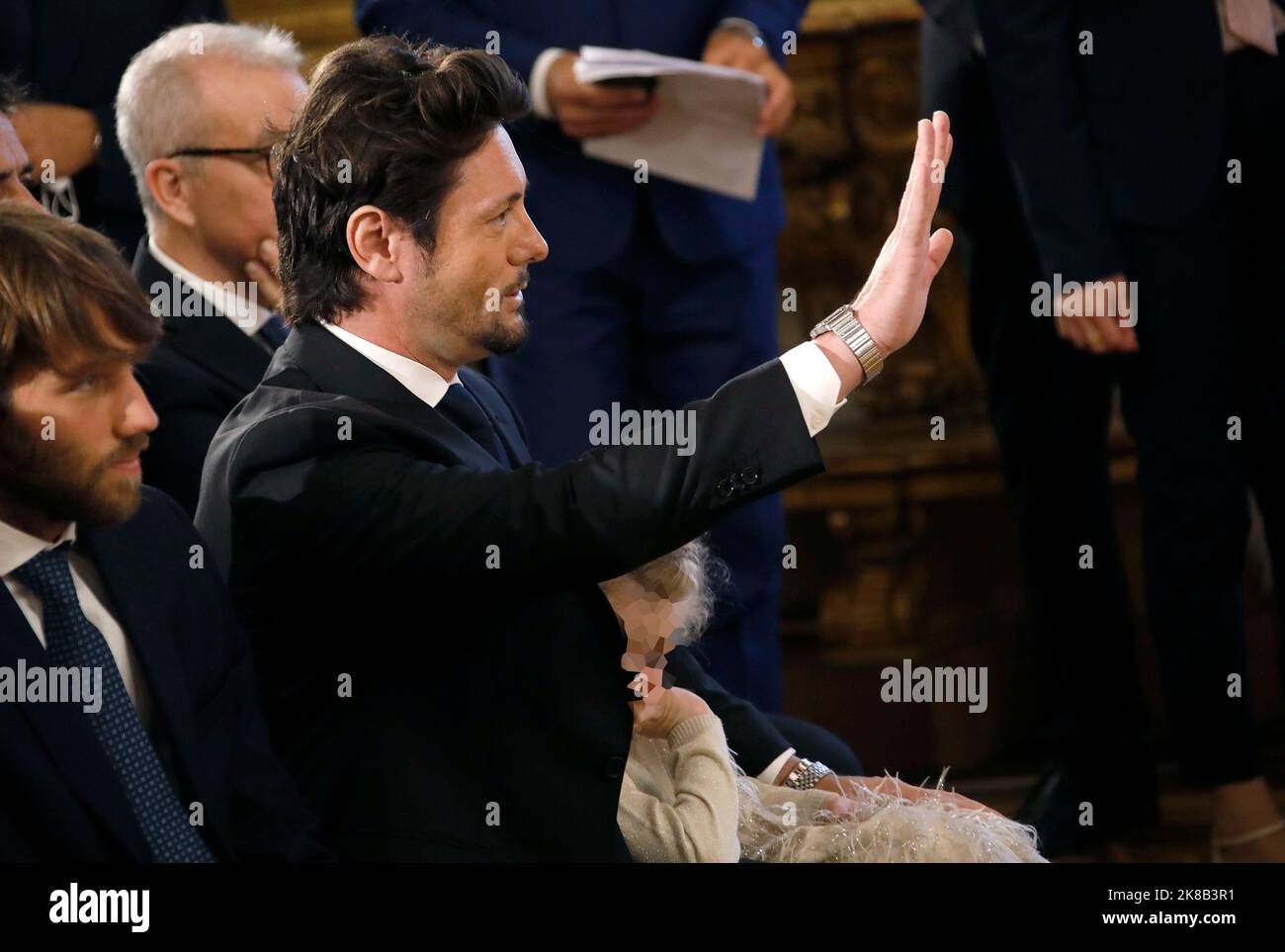 Rome, Italy. 22nd Oct, 2022. Rome, Giorgia Meloni's husband and ...
