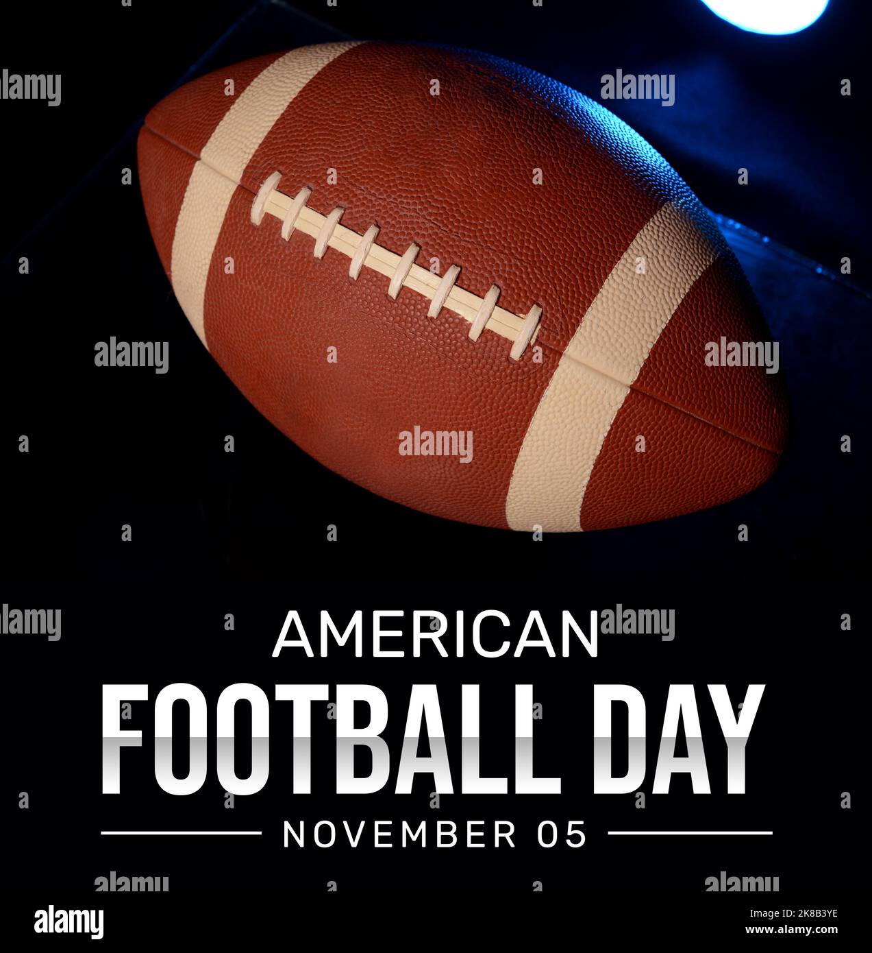 American Football day celebrated on November 05 Stock Photo - Alamy