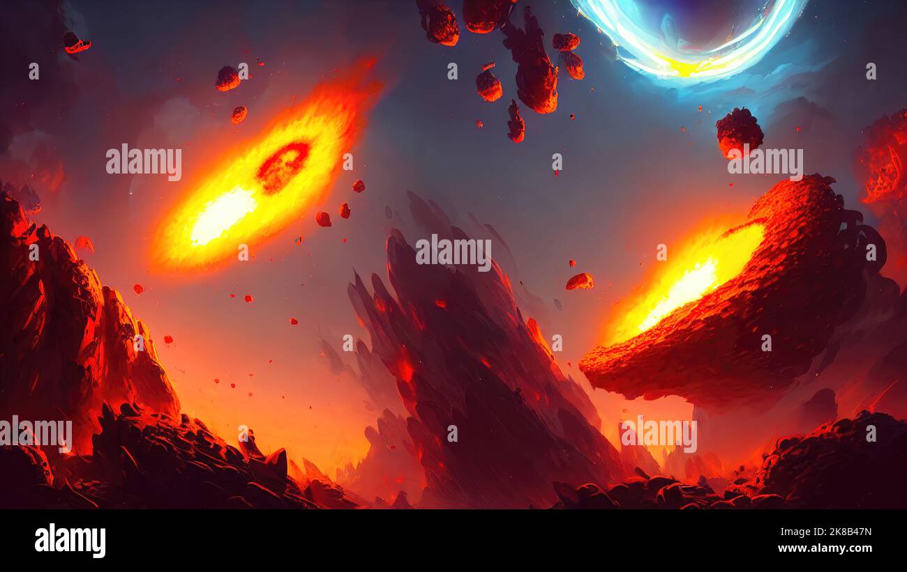 Comet collisions hi-res stock photography and images - Alamy