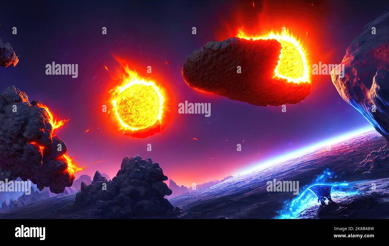 Comet collisions hi-res stock photography and images - Alamy