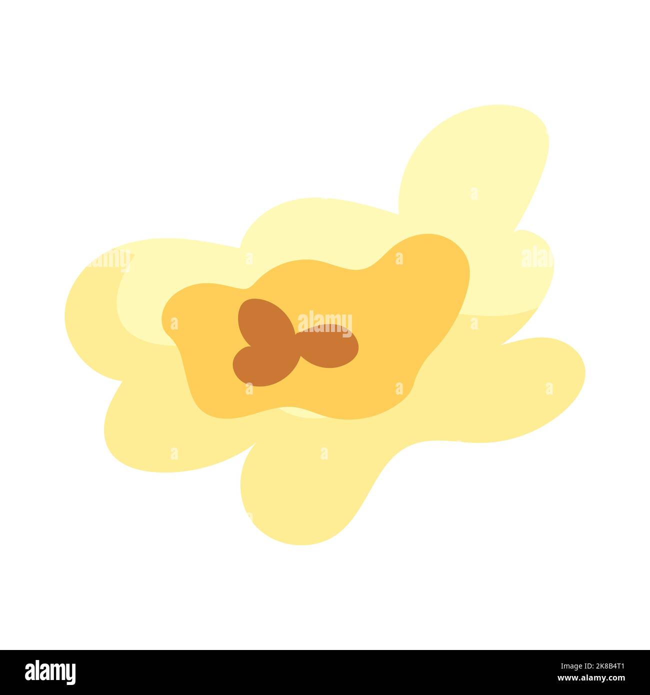 Сartoon kernel popcorn and pop corn snack. Tasty icon grain maize and ...