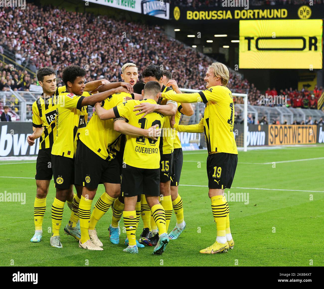 Dortmund, Deutschland. 22nd Oct, 2022. firo : 22.10.2022, football ...