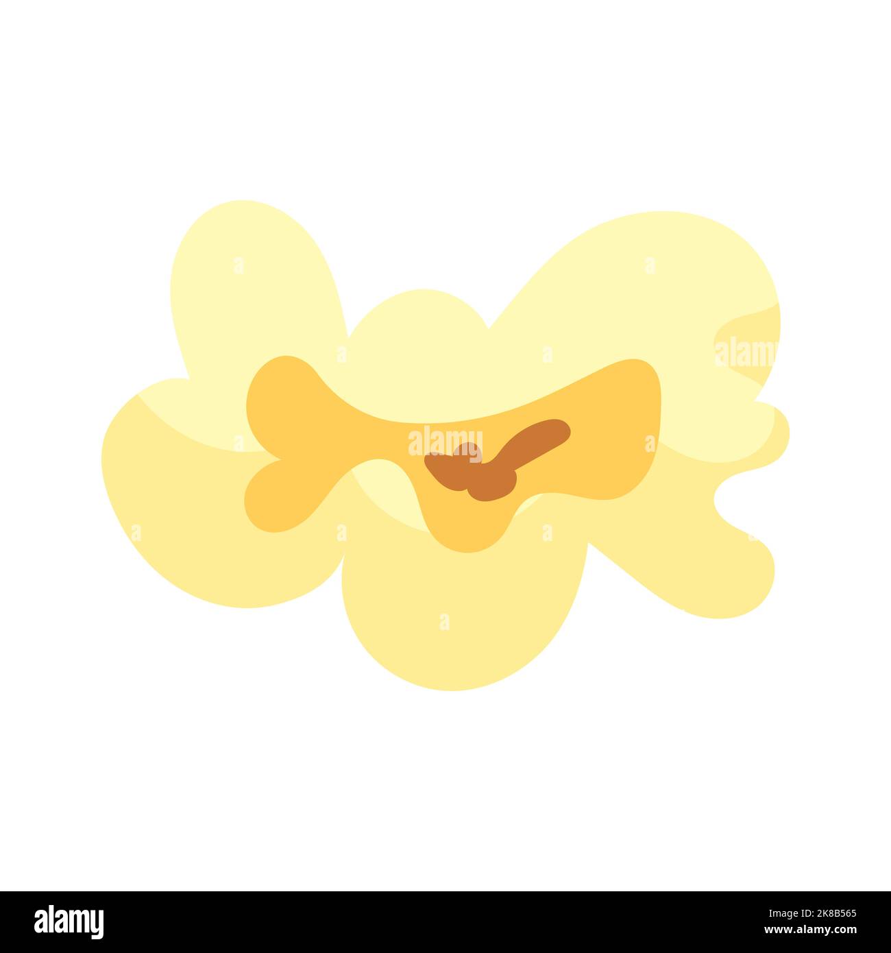 Сartoon kernel popcorn and pop corn snack. Tasty icon grain maize and ...