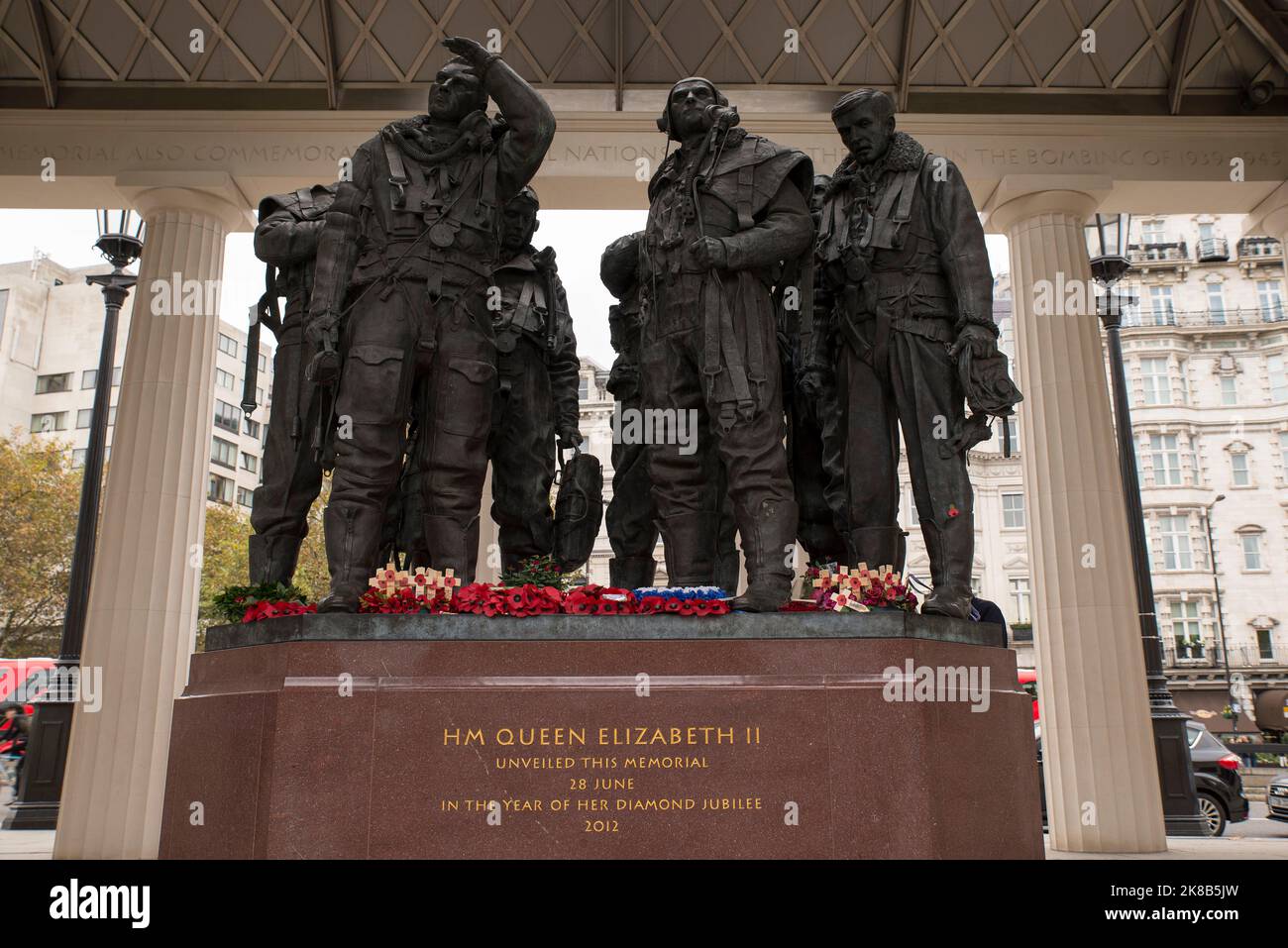 RAF Bomber Command Memorial Stock Photo - Alamy