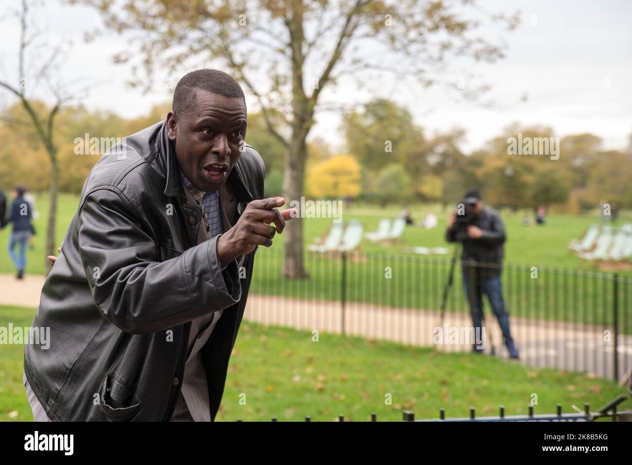 debate at Speakers' Corner in Hyde Park - London Stock Photo - Alamy