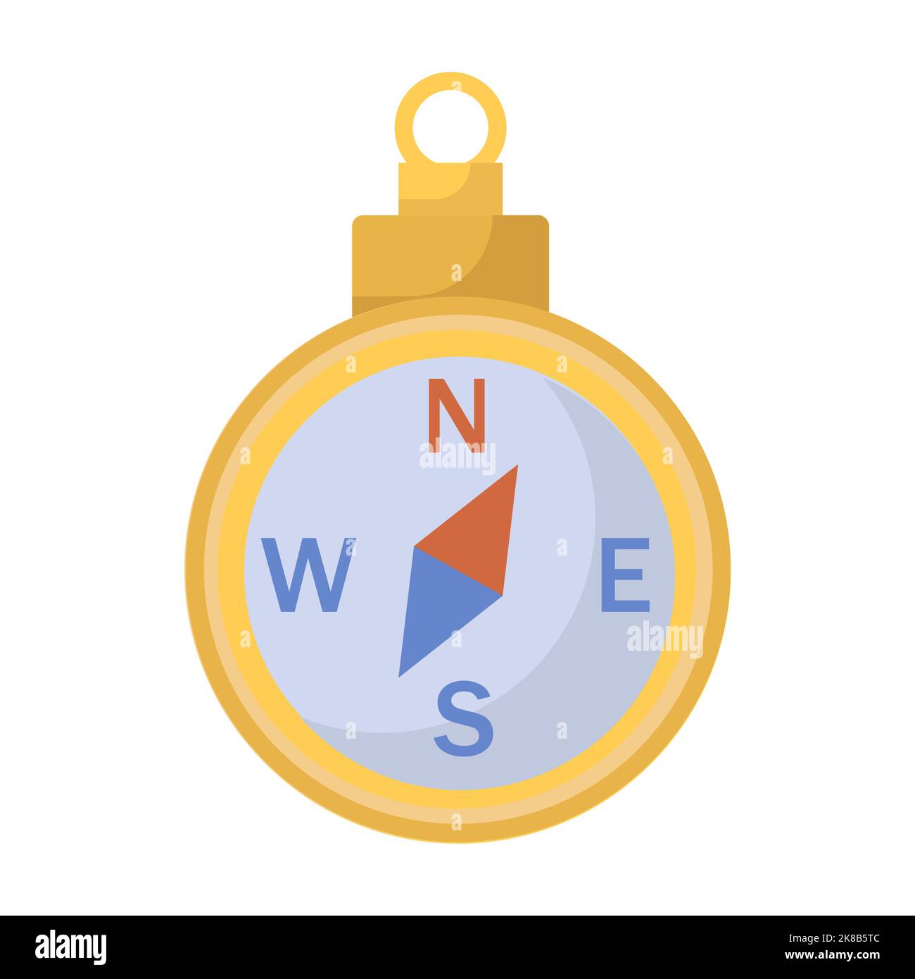 Travel compass vector illustration icon isolated white background. Map ...