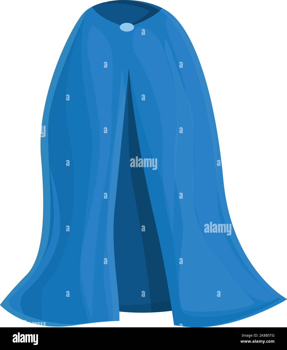 Blue cloak icon cartoon vector. Super hero. Magic back Stock Vector ...