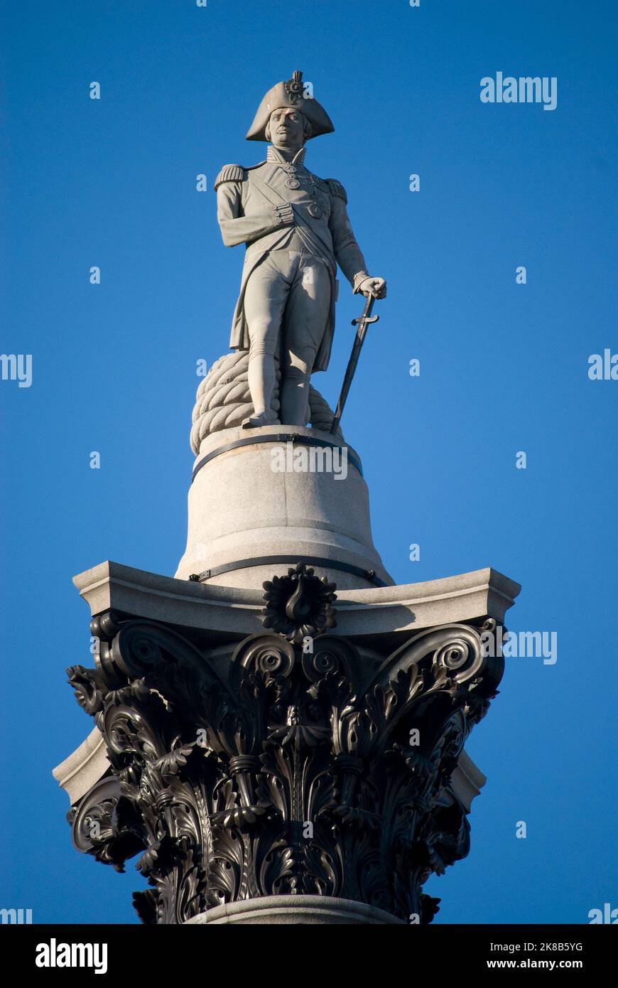 Craigleith sandstone statue of nelson hi-res stock photography and ...