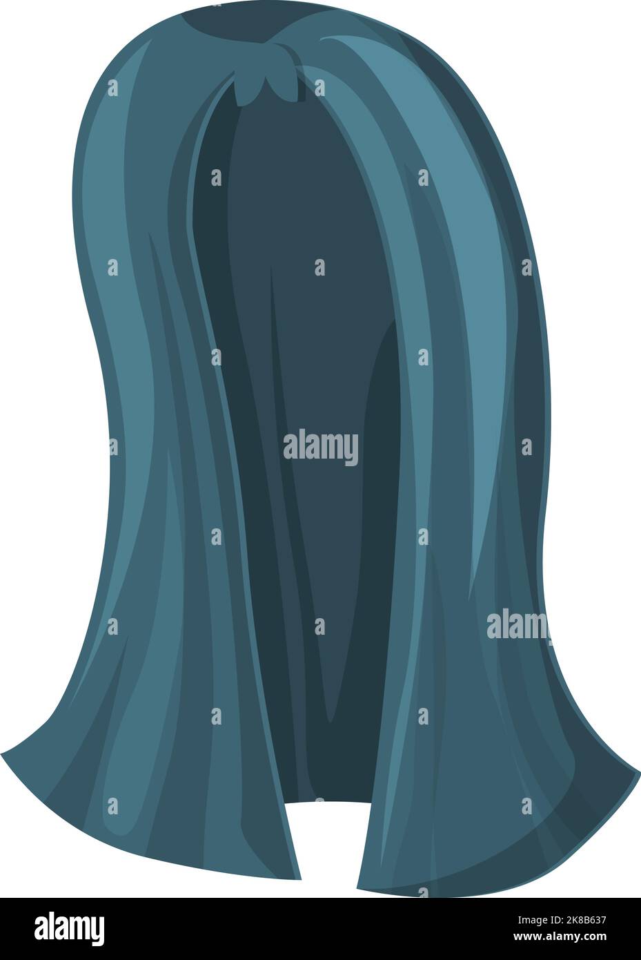 Fabric cloak icon cartoon vector. Super hero. Magic back Stock Vector ...