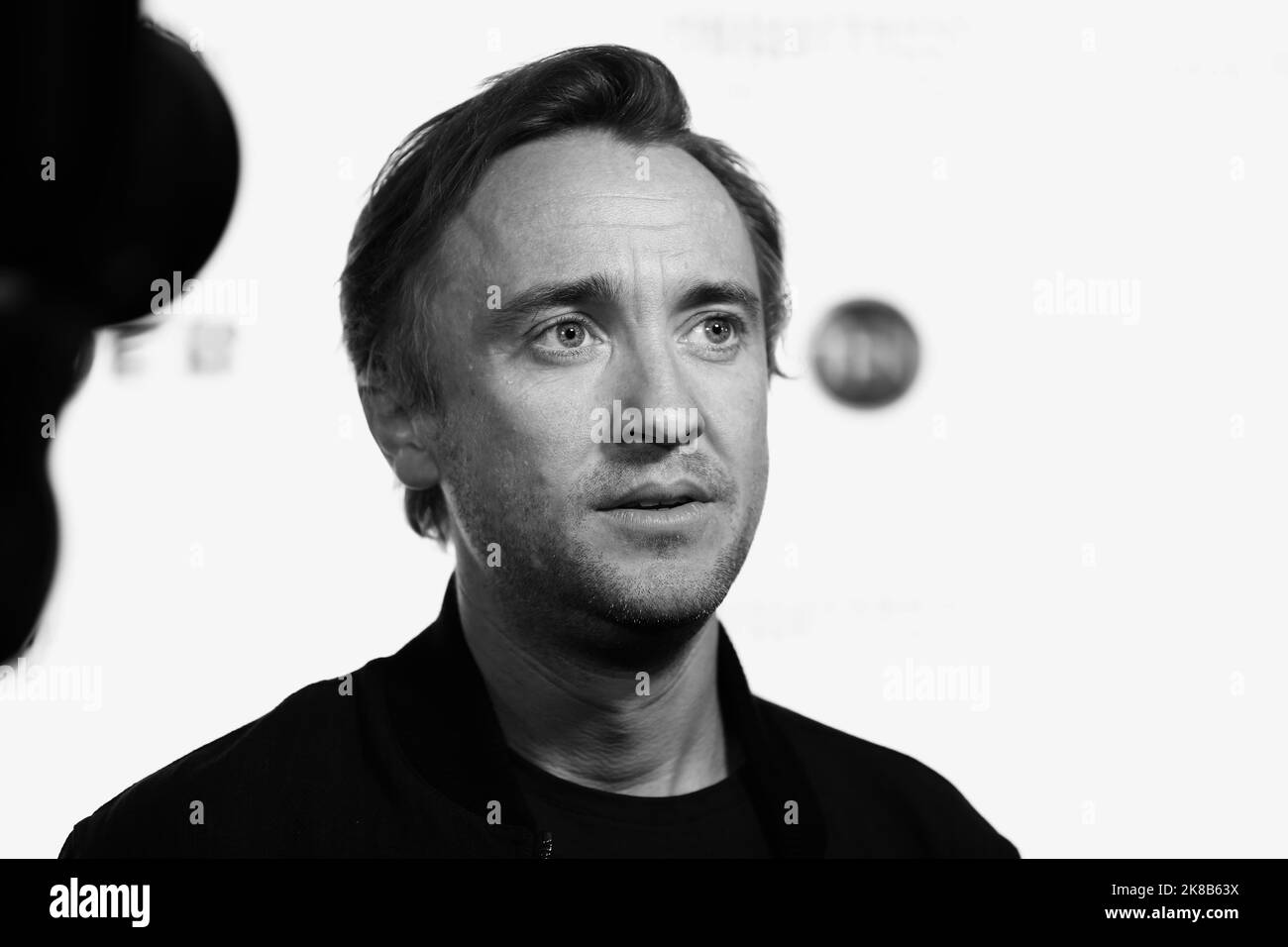 Harry Potter actor Tom Felton attends premiere of 'Burial' at Arrow ...