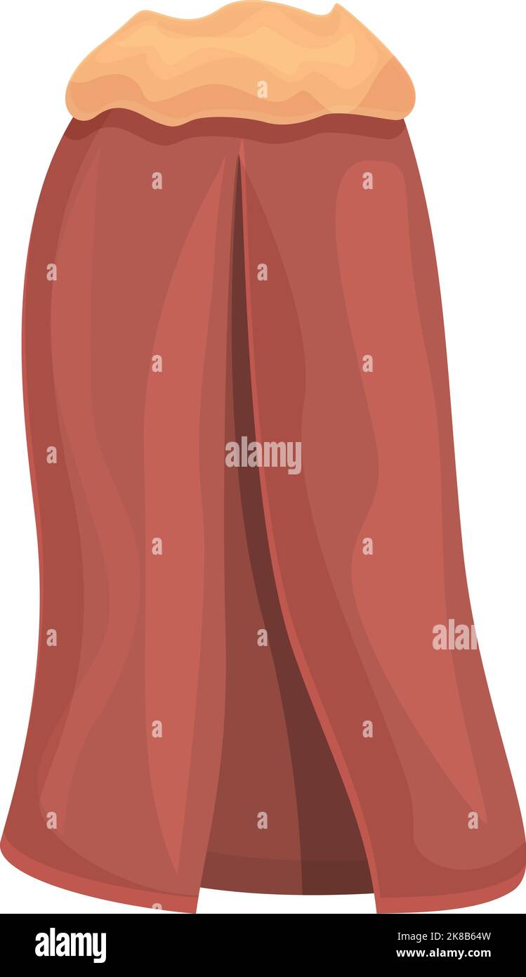 Winter cloak icon cartoon vector. Super hero. Back mantle Stock Vector ...