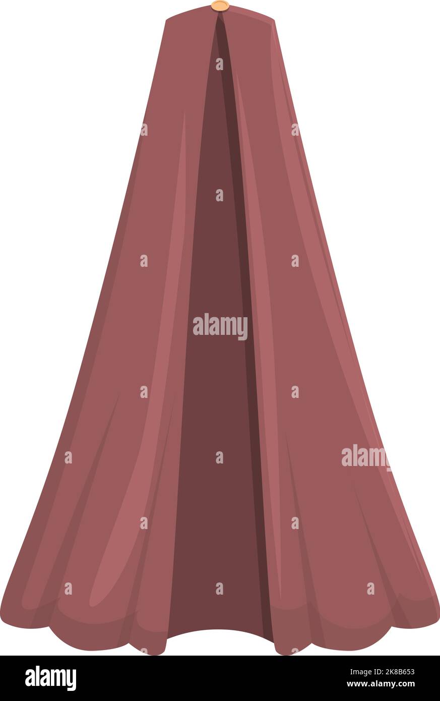 Long cloak icon cartoon vector. Super hero. Flying mantle Stock Vector ...