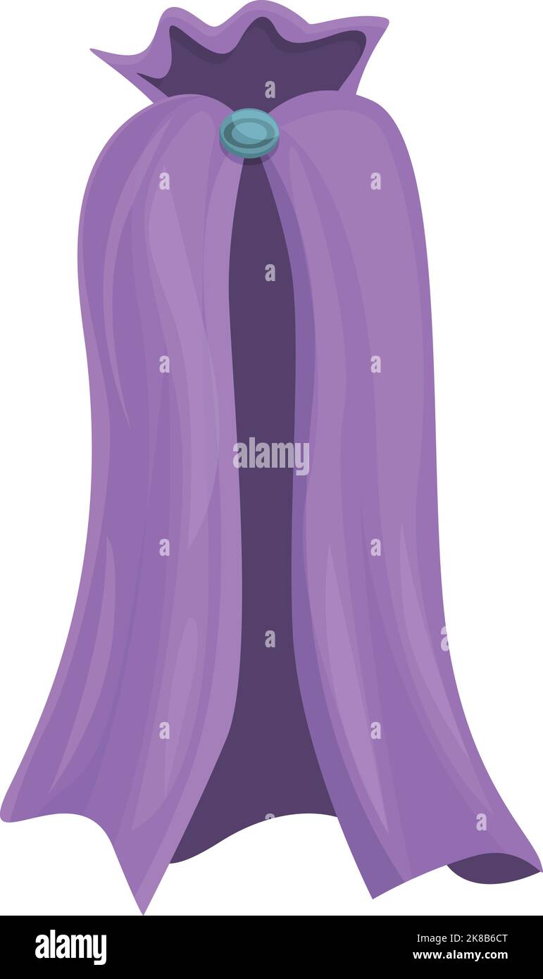 Super cloak icon cartoon vector. Hero cape. Flying mantle Stock Vector ...