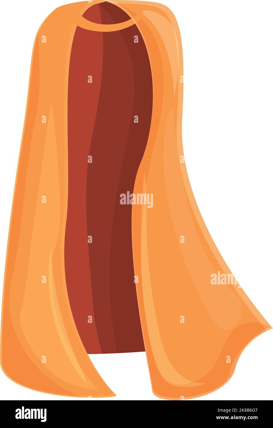 Side cloak icon cartoon vector. Vampire cape. Super mantle Stock Vector ...