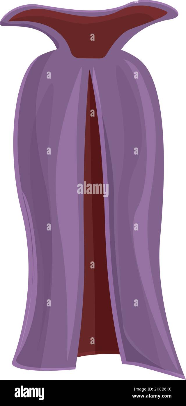 Cloak cloth icon cartoon vector. Super hero. Red mantle Stock Vector ...