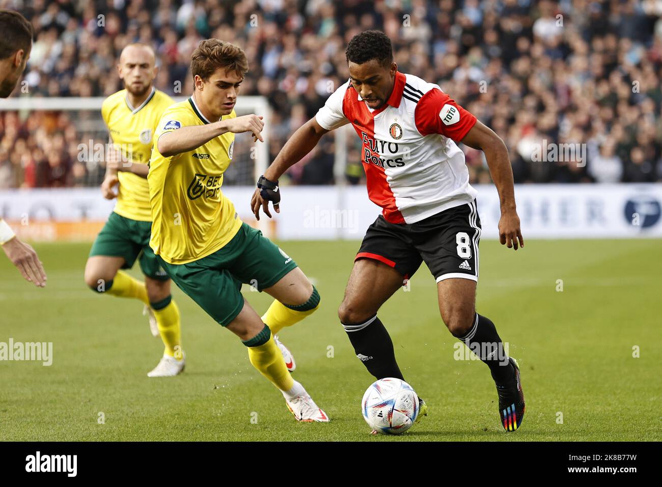 ROTTERDAM - (lr) Rodrigo Guth of Fortuna Sittard, Quinten Timber of ...