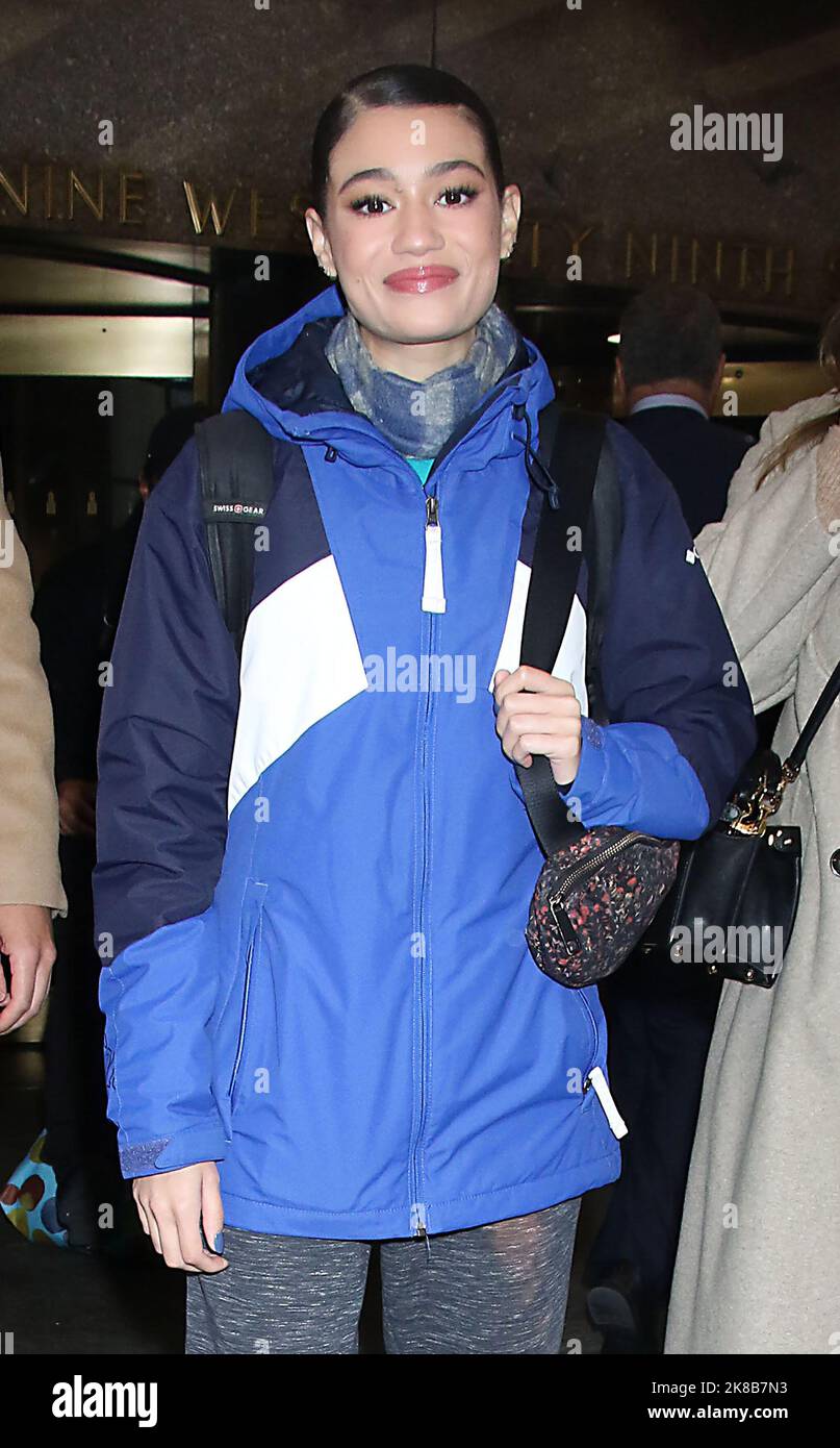 Alicia Crowder at New York Live to talk about her series Tell Me Lies ...