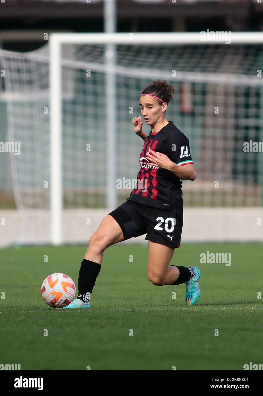 October 22, 2022, Zanica (BG, Italy: Angelica Soffia of Milan Femminile ...