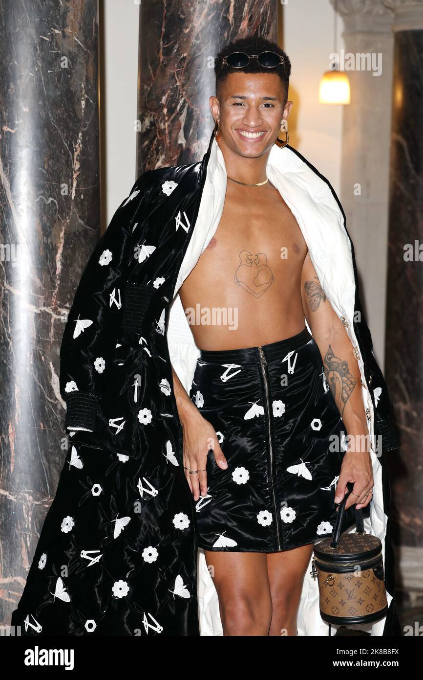 Tyreece attends the Mithridate Spring/Summer 2023 runway show at ...