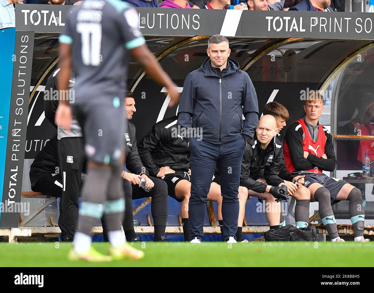 Plymouth Argyle Manager Steven Schumacher the Sky Bet League 1 match ...