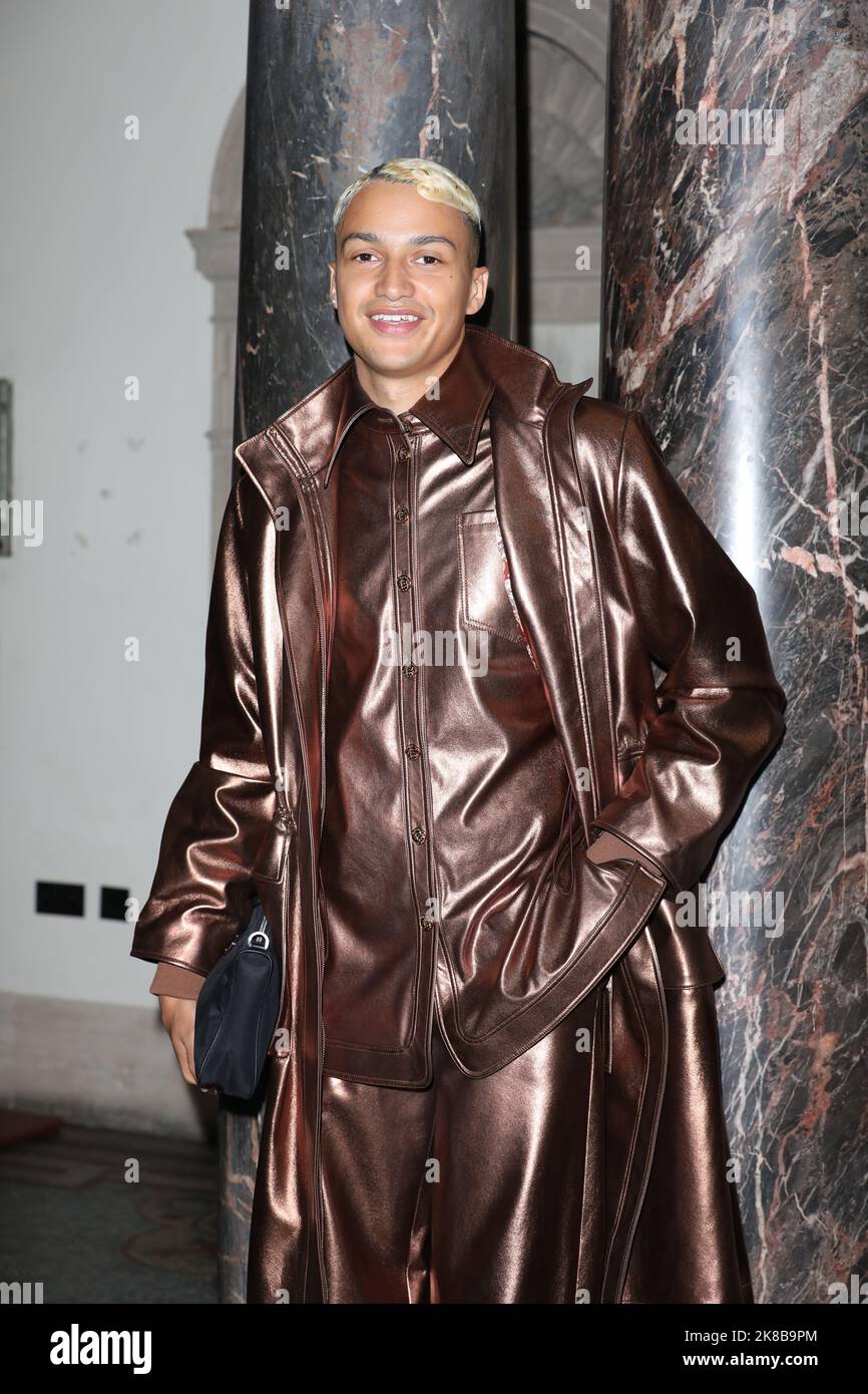 Oliver Bromfield attends the Mithridate Spring/Summer 2023 runway show ...