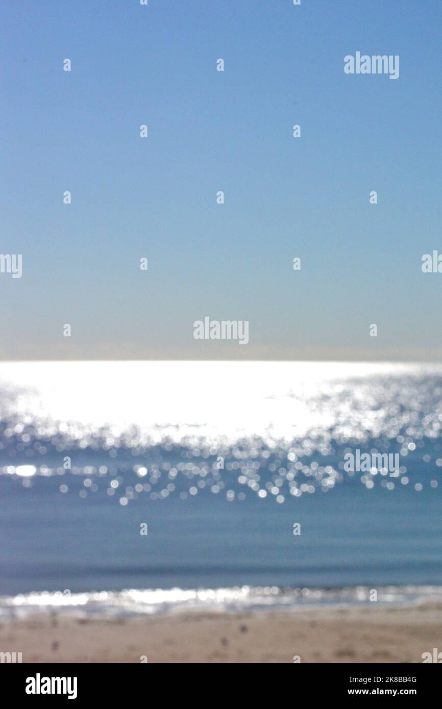 Abstract blurred background.Spots of white reflections of shining sun ...