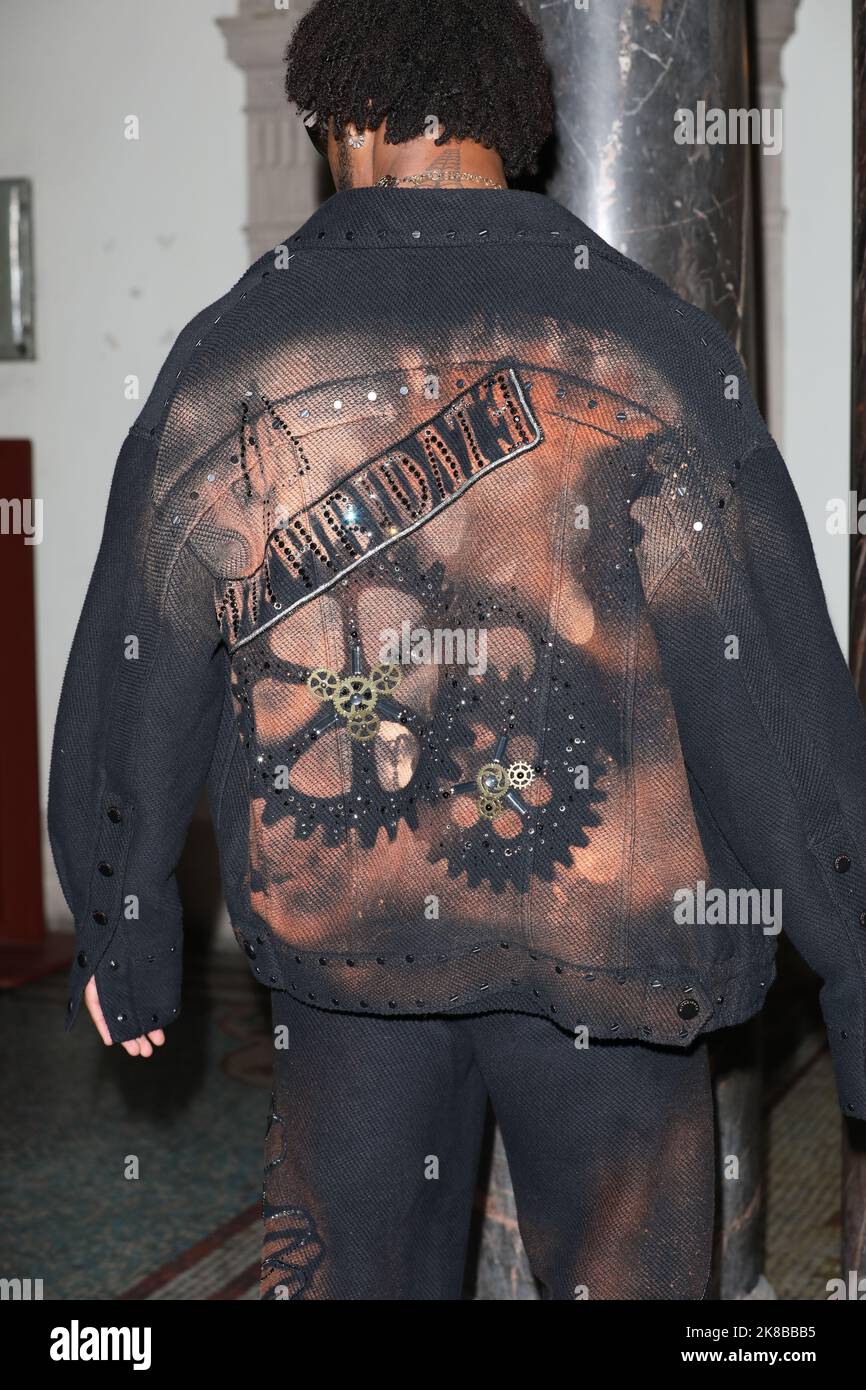 Jordan Hames attends the Mithridate Spring/Summer 2023 runway show at ...