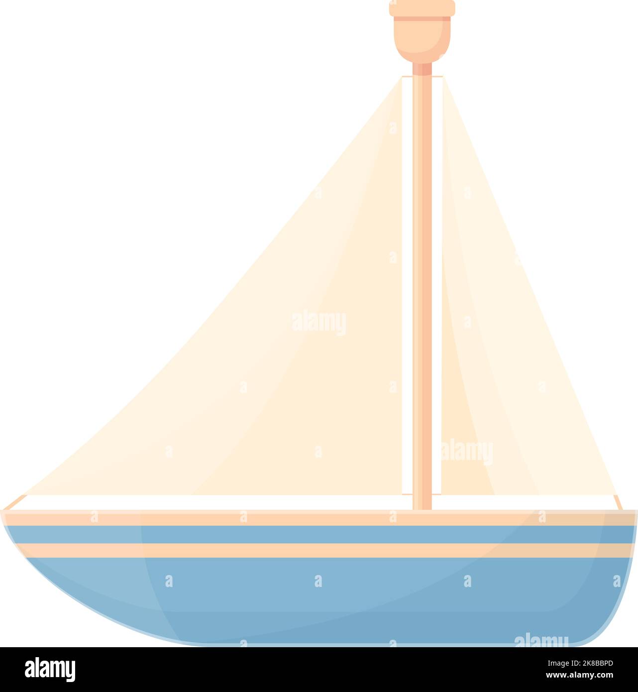 Yacht toy icon cartoon vector. Store shop. Shelf wood Stock Vector ...