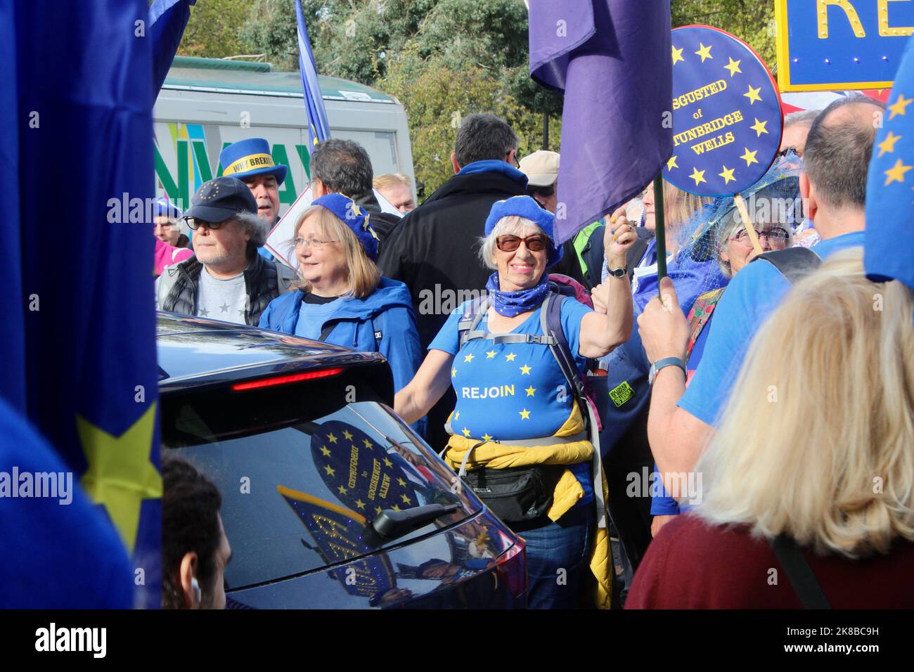 the first ever national rejoin the european union march in central ...