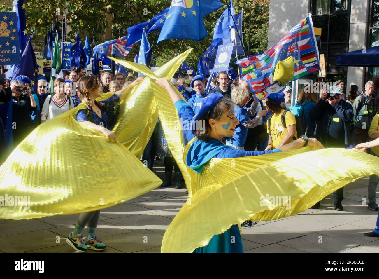 the first ever national rejoin the european union march in central ...