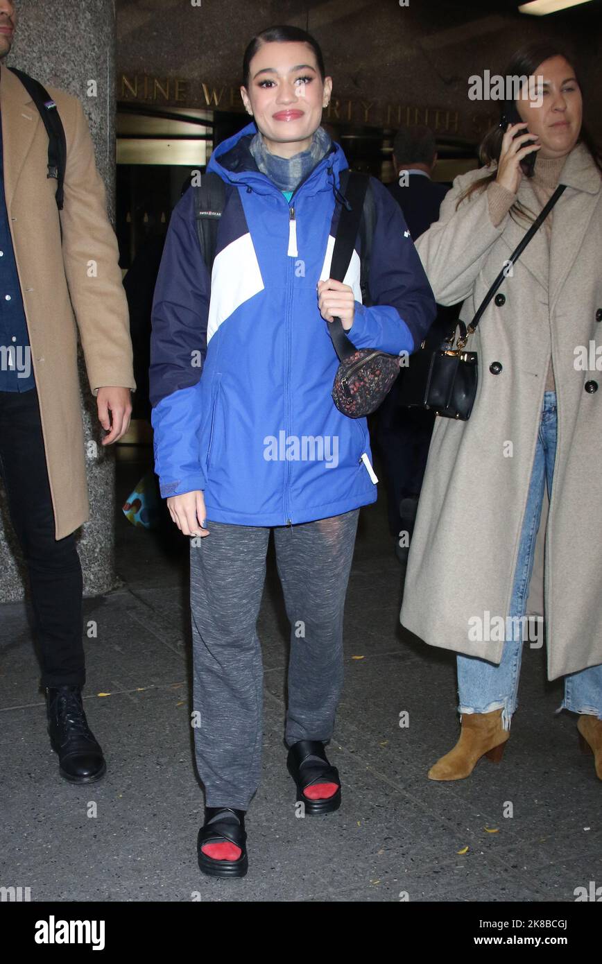 NEW YORK, NY- OCTOBER 20: Alicia Crowder seen in New York City on ...