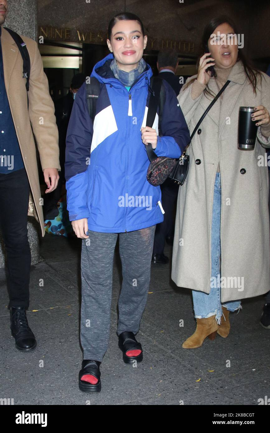 NEW YORK, NY- OCTOBER 20: Alicia Crowder seen in New York City on ...