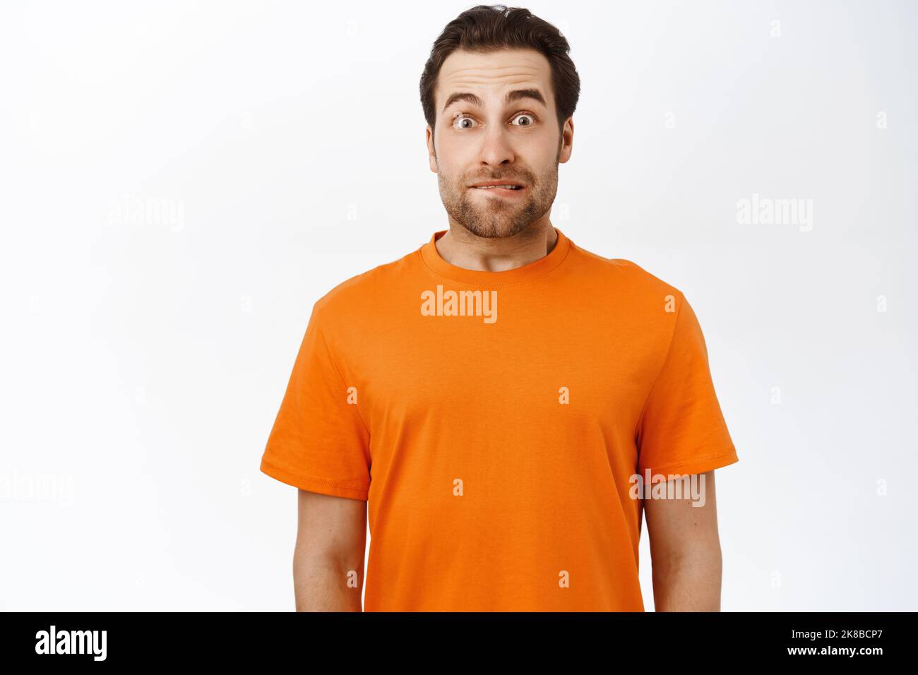 Raising eyebrows hi-res stock photography and images - Alamy