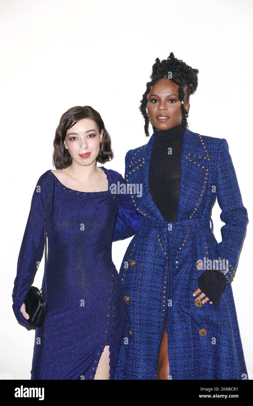 Marli Siu and Aliyah Odoffin attend Mithridate Spring/Summer 2023 ...