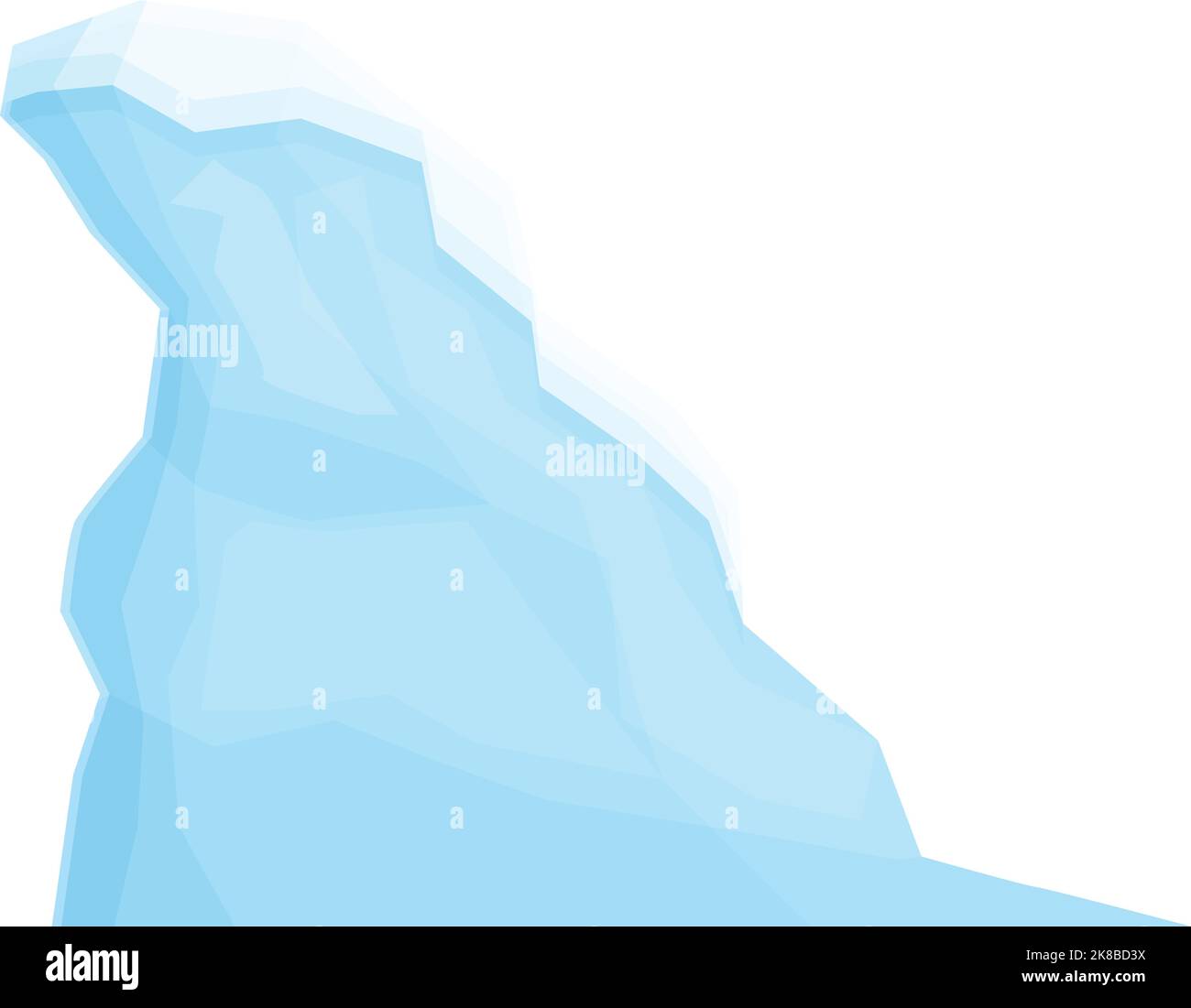 Freeze glacier icon cartoon vector. Ice berg. Water north Stock Vector ...