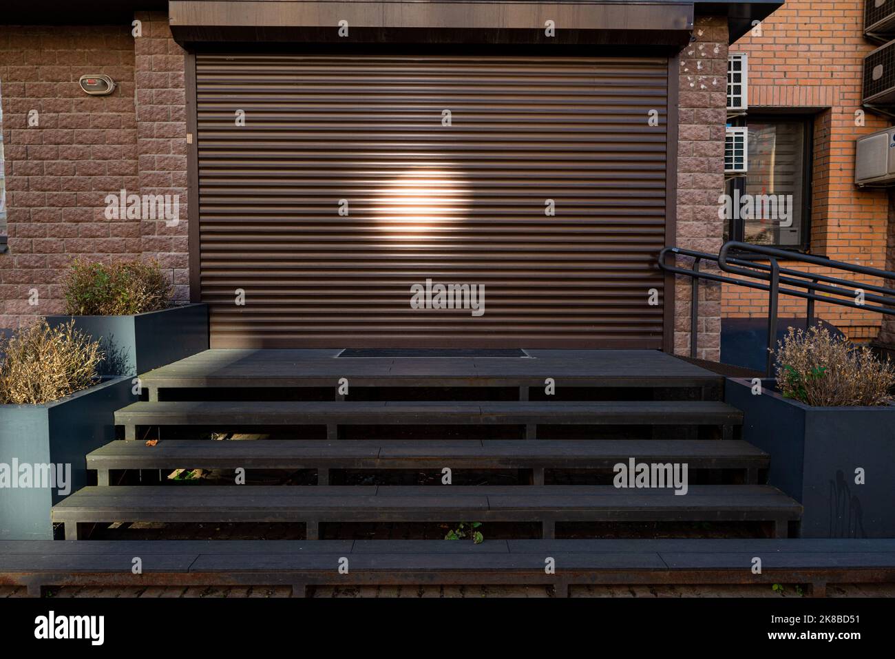 Stores show case in shopping mall closed due to sanctions, boycott and ...