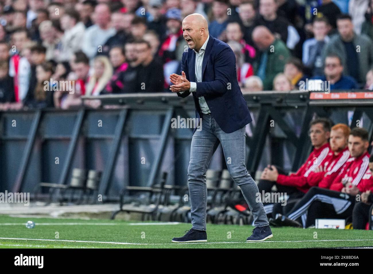 Rotterdam - Feyenoord coach Arne Slot during the match between ...