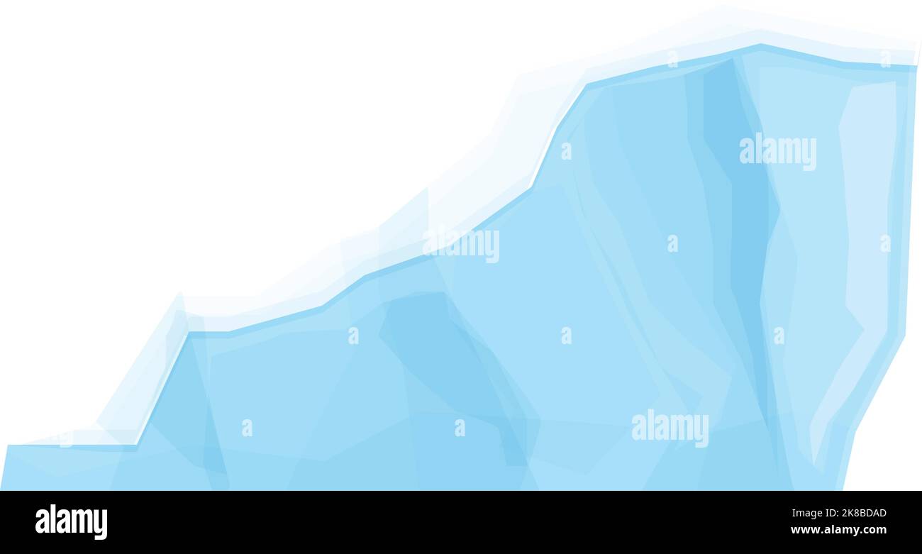 Antarctic ice icon cartoon vector. Glacier ice. Ice berg Stock Vector ...