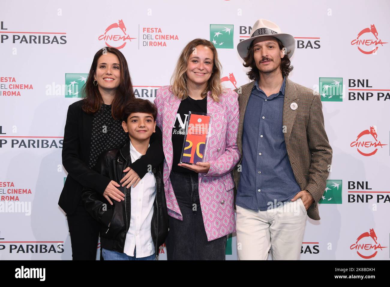 Rome Cinema Fest 2022. Rome Film Fest. Photocall awarded by Casa Alice ...