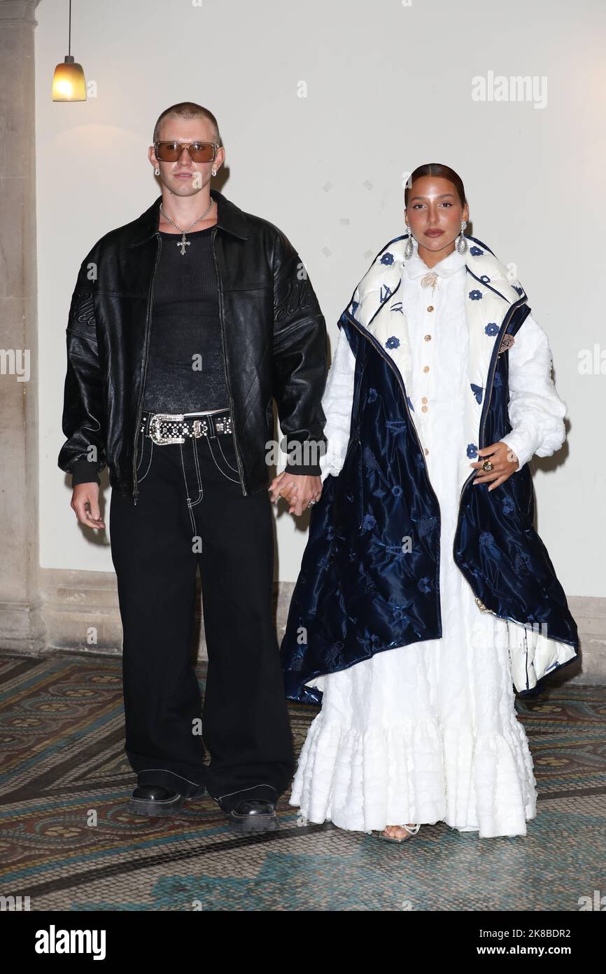 Josef Michael and Parisa Wilkinson attend Mithridate Spring/Summer 2023 ...