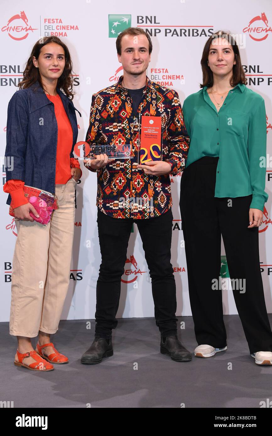 Rome Cinema Fest 2022. Rome Film Fest. Photocall awarded by Casa Alice ...