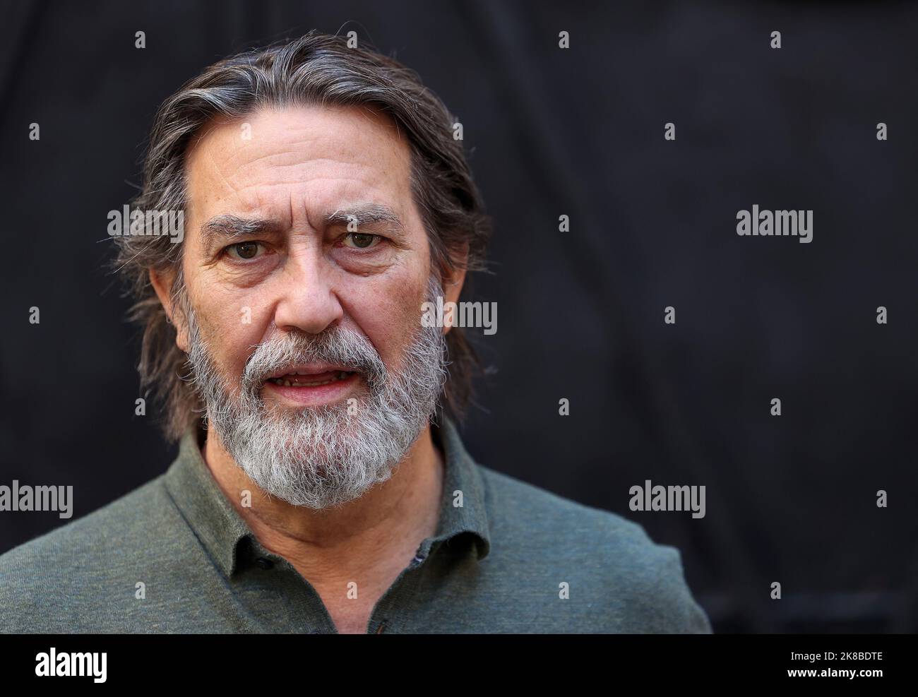 Irish actor Ciaran Hinds pose for photo on October 7, 2022 in Samobor ...