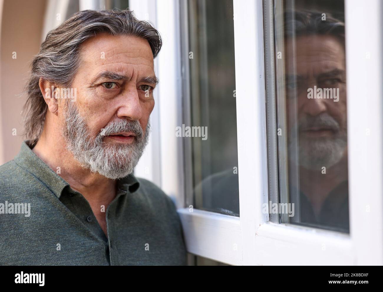 Irish actor Ciaran Hinds pose for photo on October 7, 2022 in Samobor ...