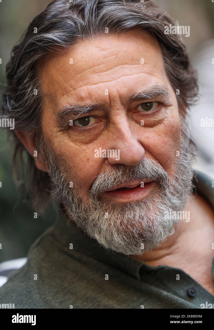 Irish actor Ciaran Hinds pose for photo on October 7, 2022 in Samobor ...
