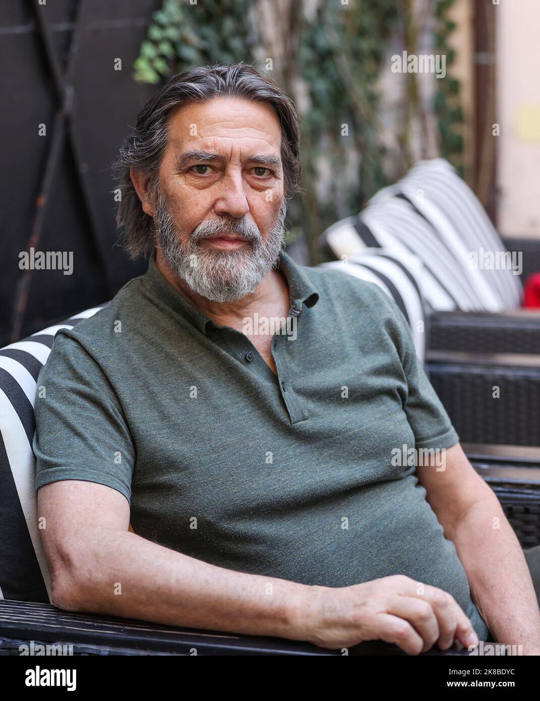 Irish actor Ciaran Hinds pose for photo on October 7, 2022 in Samobor ...