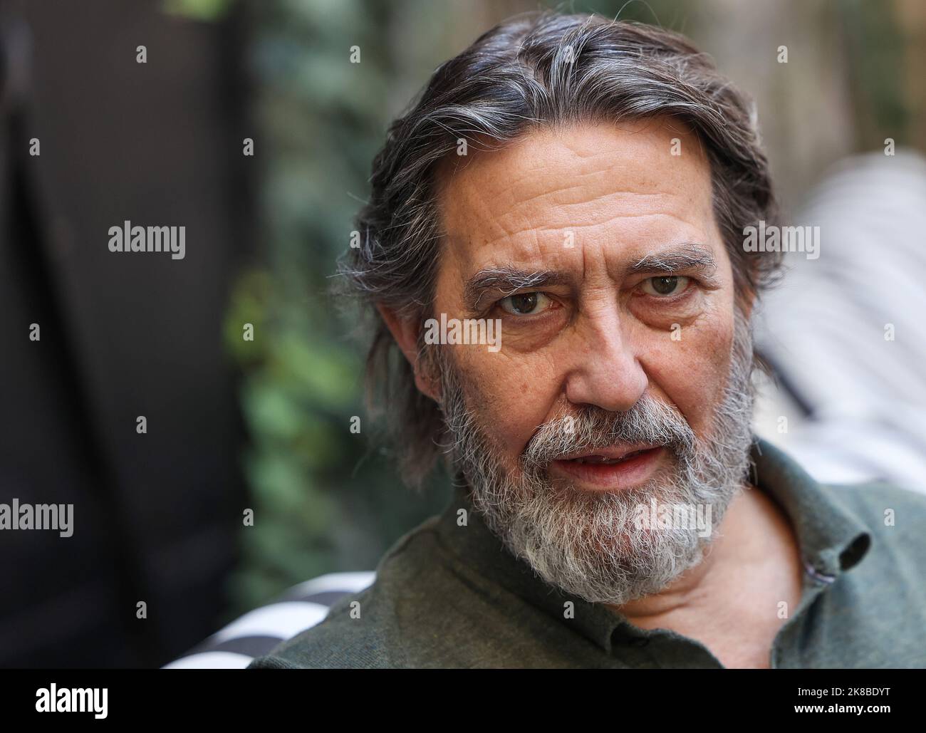 Irish actor Ciaran Hinds pose for photo on October 7, 2022 in Samobor ...