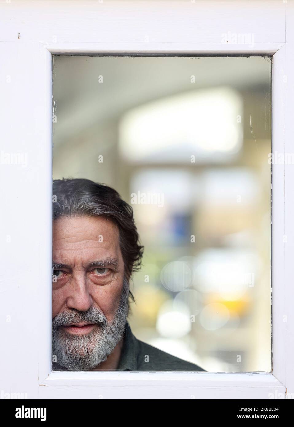 Irish actor Ciaran Hinds pose for photo on October 7, 2022 in Samobor ...