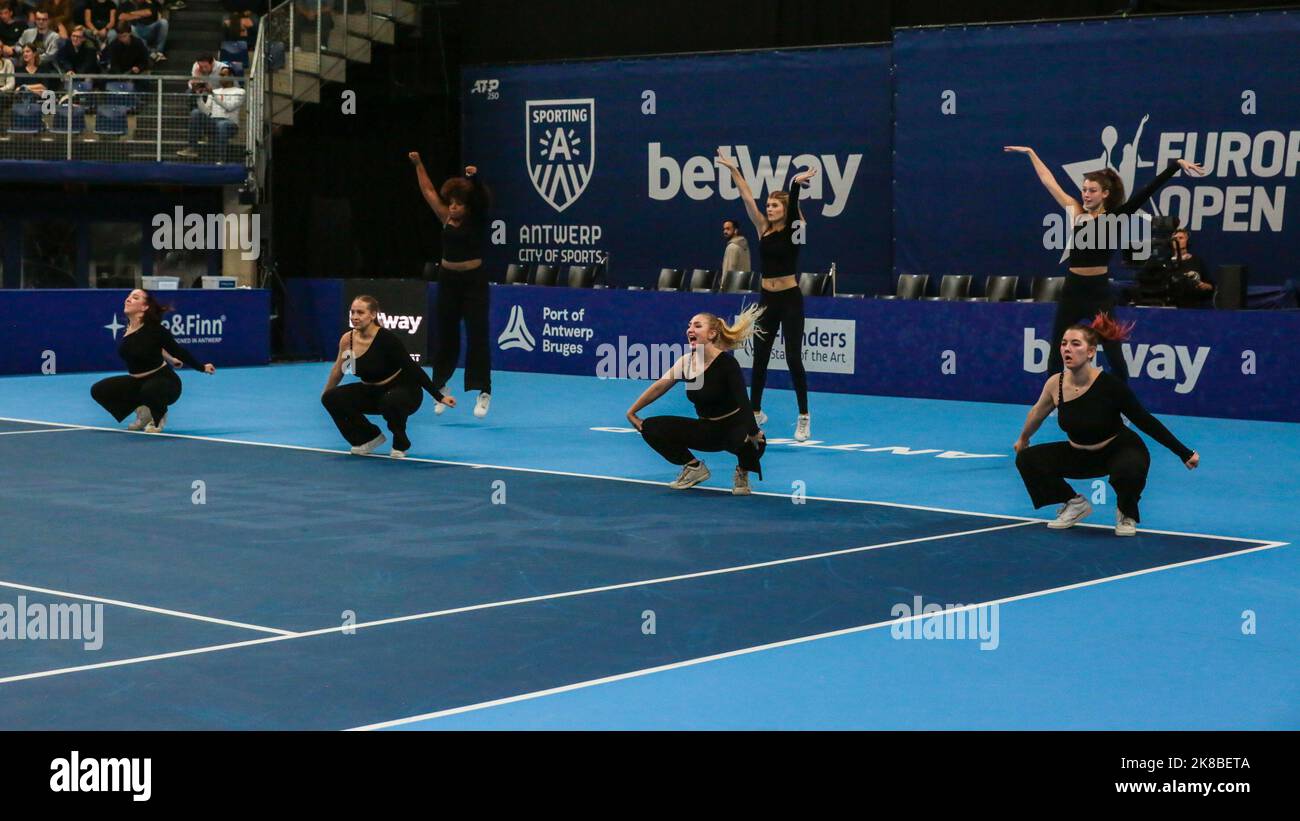Illustration picture shows a dancing group during the European Open ...