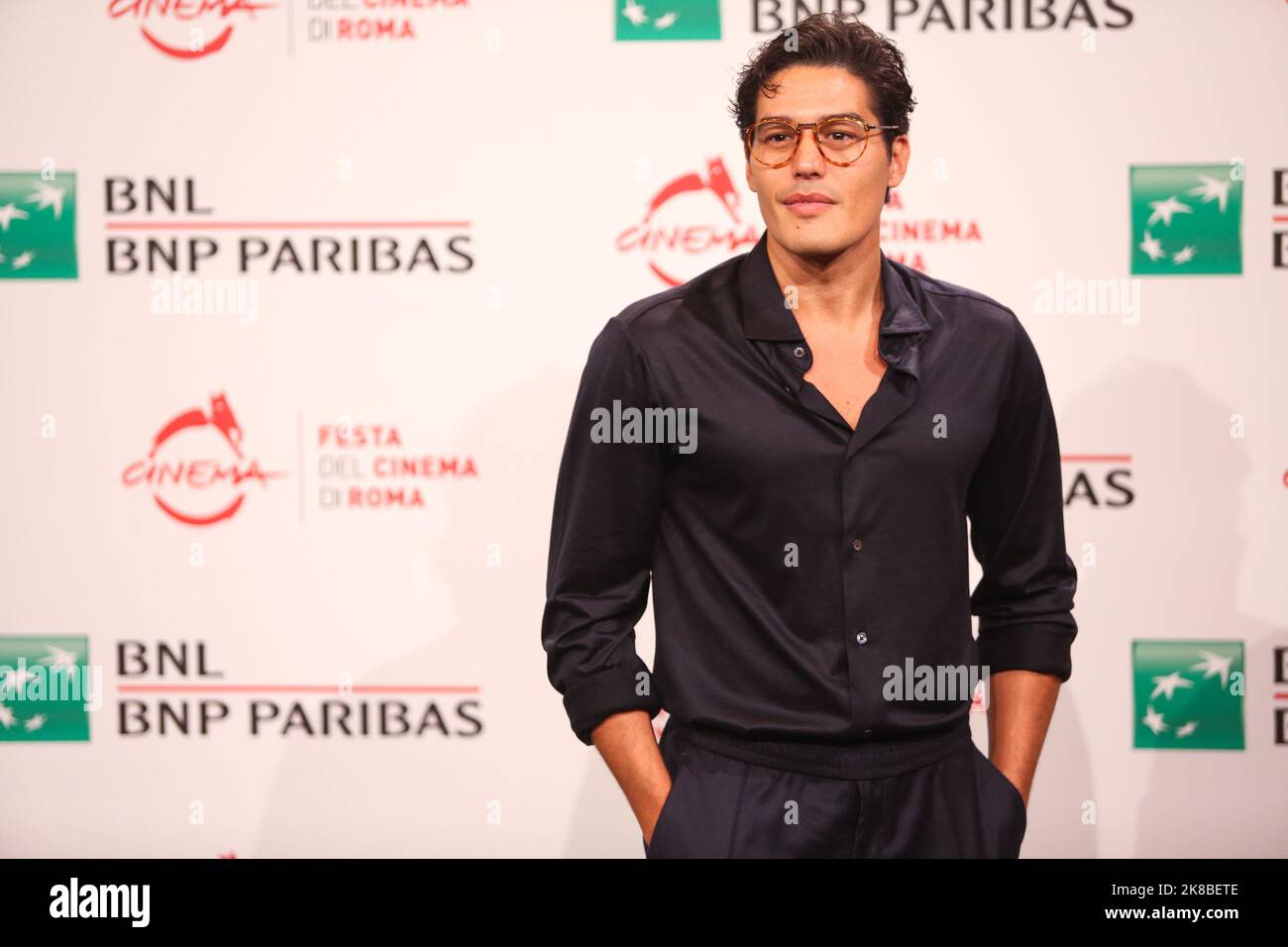 Cristiano Caccamo poses during the photocall of the movie "Sono Lillo ...