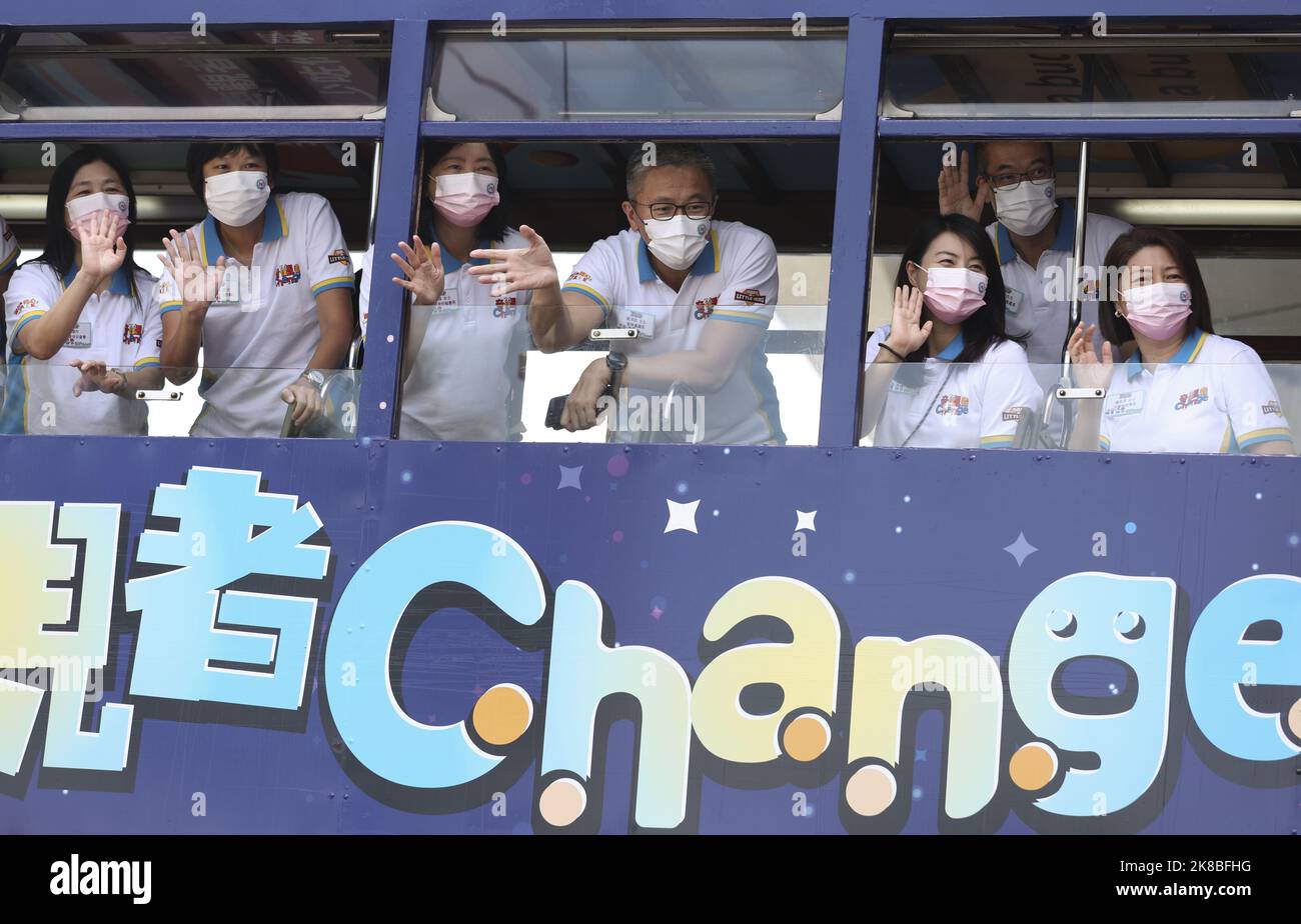 (L-R) Donna Wong, Director of Against Child Abuse; Eve Chung Wing-man ...